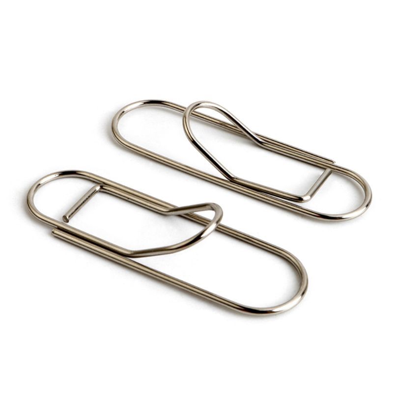 Metal Paper Clips Large Binder Clips Small Book Page Divider Decorative ...