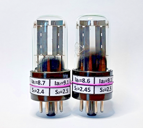 US Stock! 6N8S / 6H8C / 6SN7GT / 6N8P FOTON 1965's MATCHED PAIR (2pcs ...