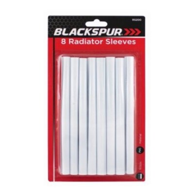 8 White Radiator Pipe Covers Sleeves Shroud Snap Around Pipe 15mm x19 ...