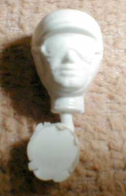Drivers Head White Unpainted with Tab to hold Head onto Body 1/24 Slot ...