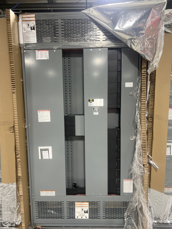 Square D QED 2000 amp switchgear 480/277 3p4w NW20H1 Main breaker GFI ...