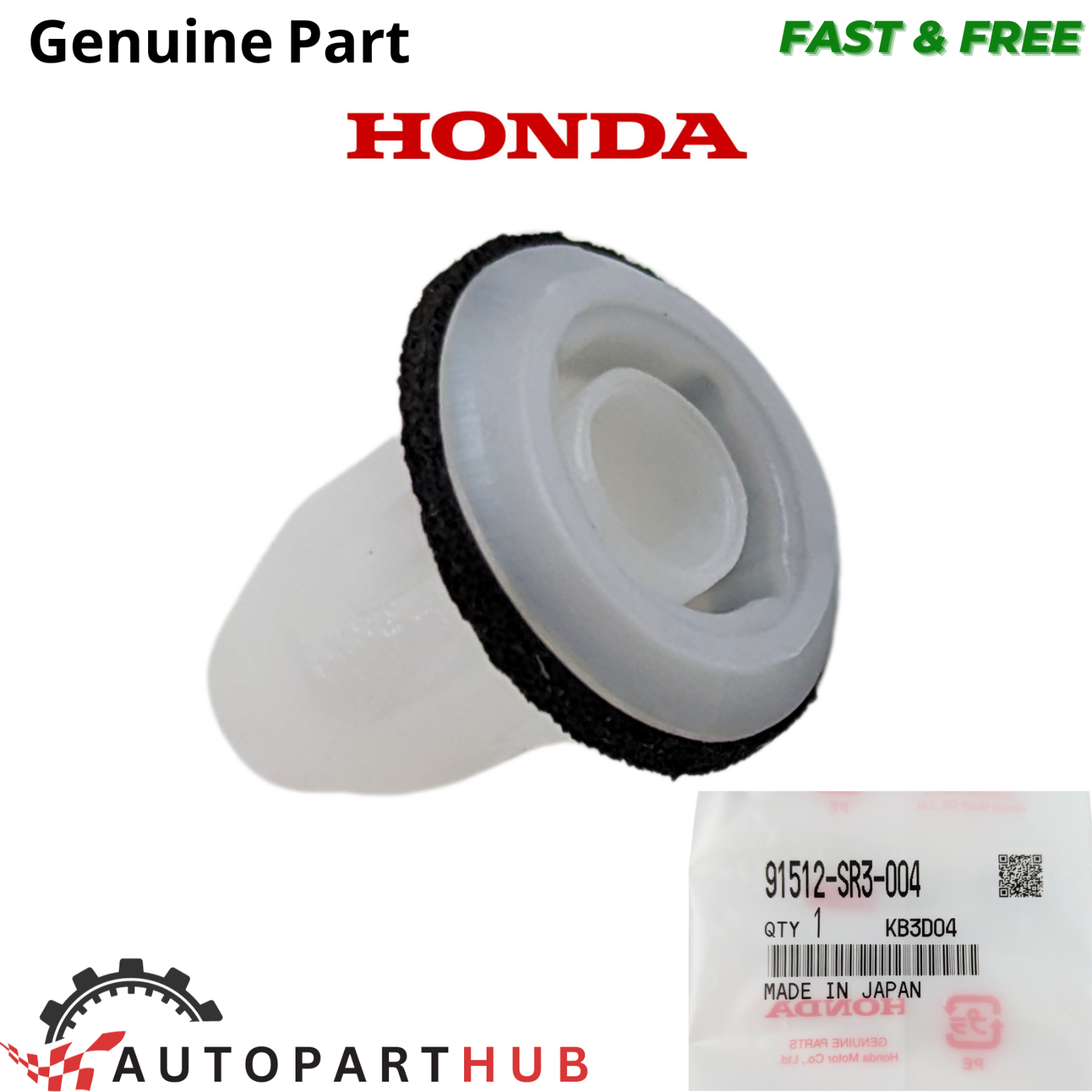 GENUINE HONDA ACURA EMBLEM CLIP TUBULAR ACCORD CRX INTEGRA MDX RDX ...