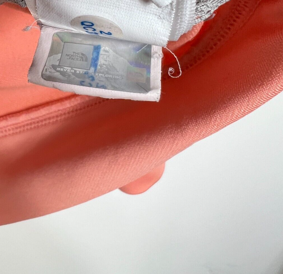 THE NORTH FACE full zip hoodie light jacket ORANGE Medium M womens ...