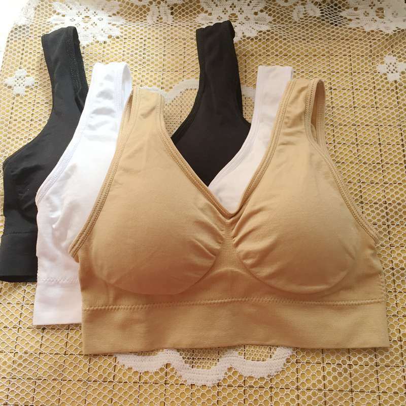 Genuine Genie Bra Set of 3 Comfort Support Seamless Shapewear Removable ...