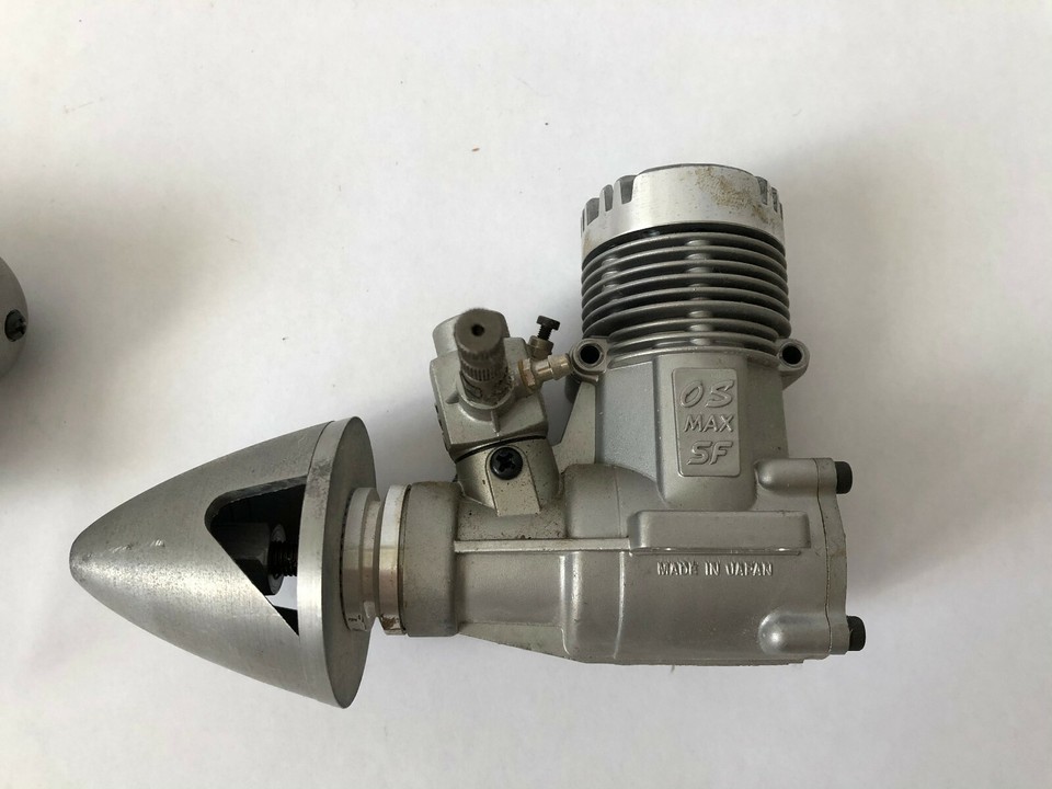OS Max SF 46 RC Engine with Aluminum Spinner and Muffler, Excellent ...