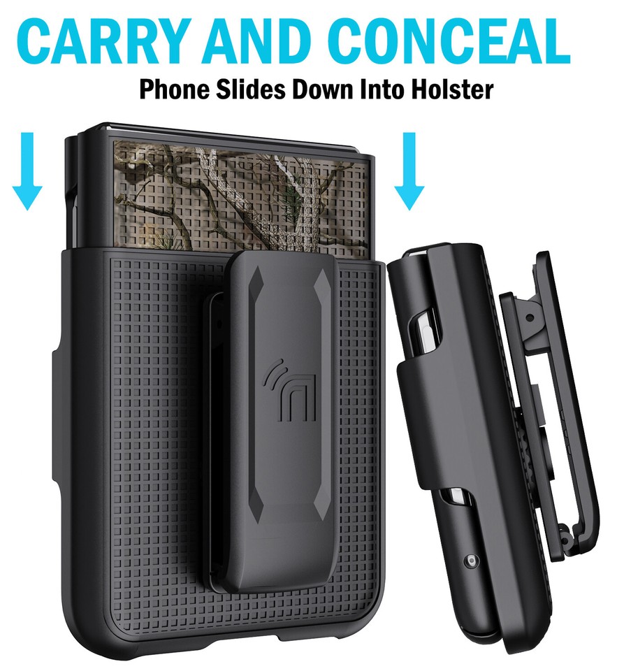 Hard Case Cover and Belt Clip Holster Combo for Motorola RAZR 2023 (aka ...