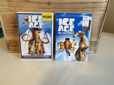 Ice Age DVD (wide & full screen) & Ice Age 2 DVD (wide) Set. BRAND NEW ...