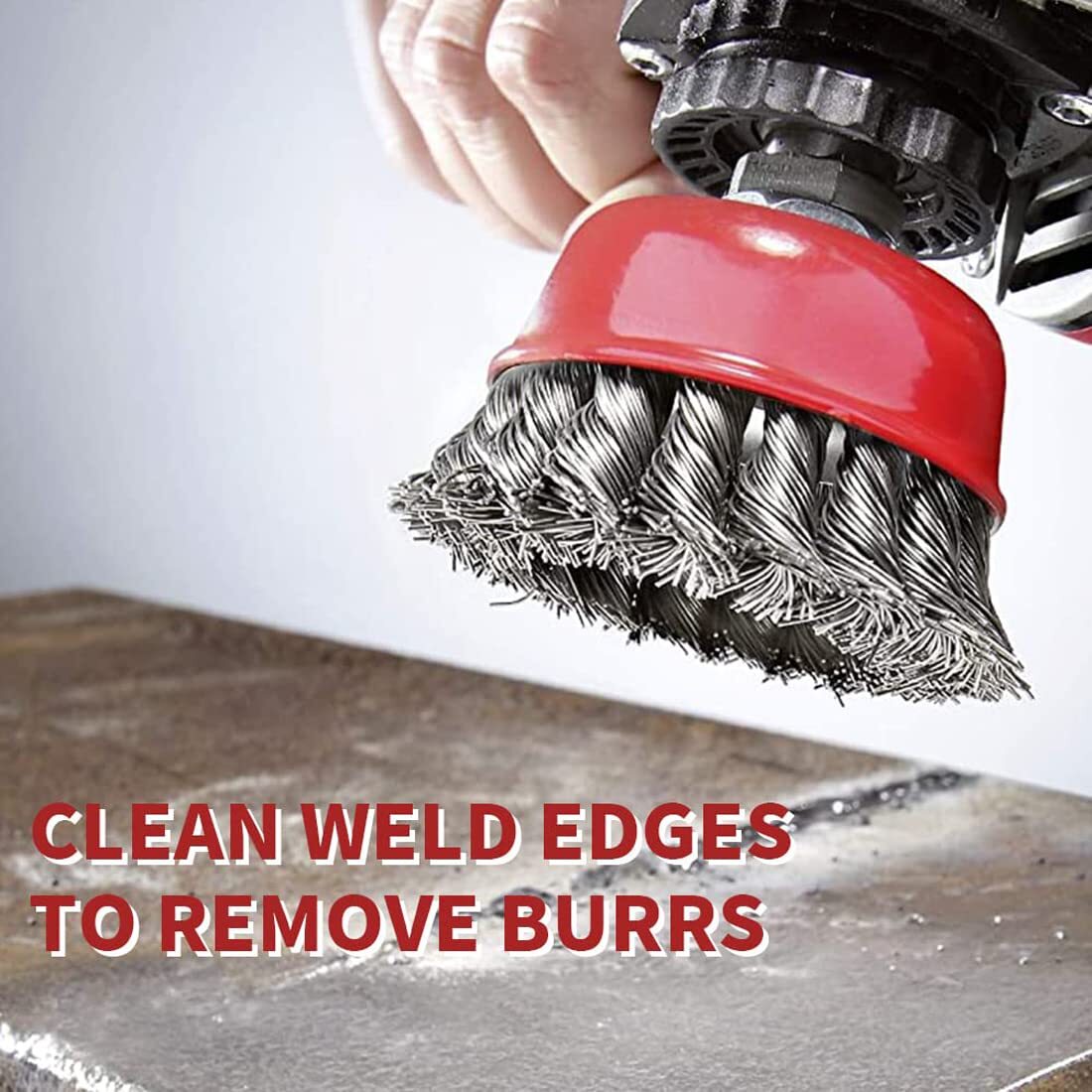 10Pack 3 Inch Wire Cup Brush for 4 1/2 Angle Grinder with 5/8"-11 ...