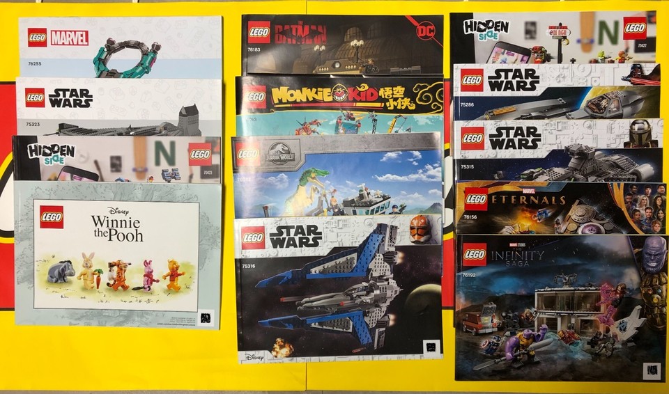 LEGO Instruction Manuals - Choose the manual(s) you want. Pick one or ...