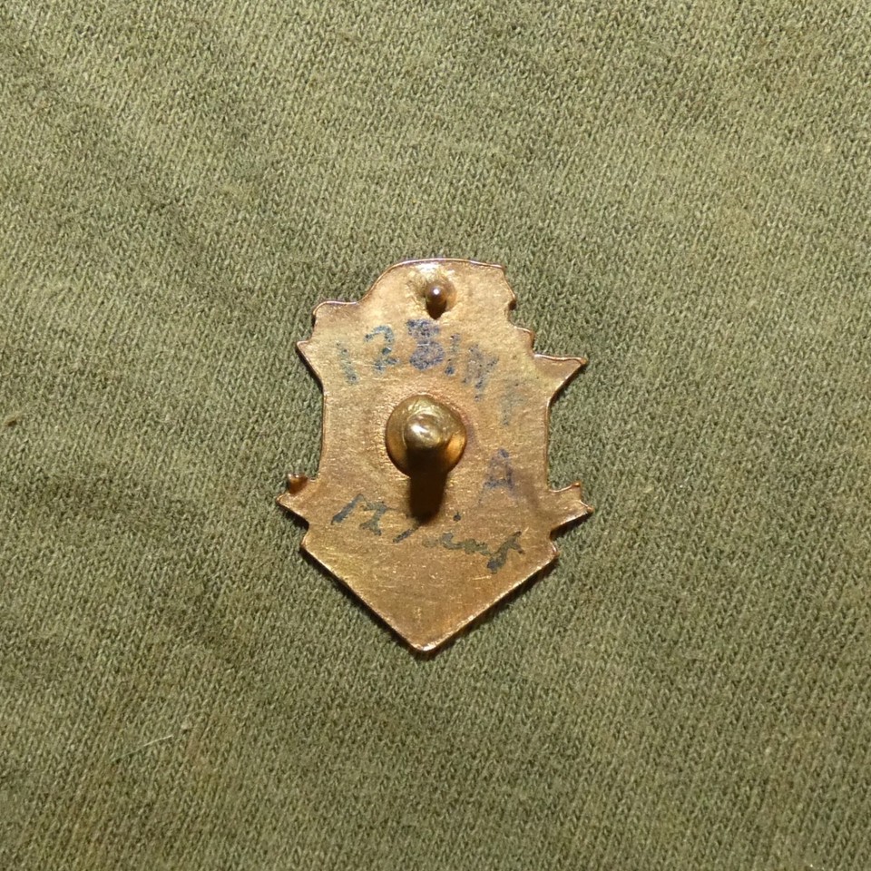 Original WW2 1st Medical Battalion DUI Unit Crest (screw back/NS Meyer ...