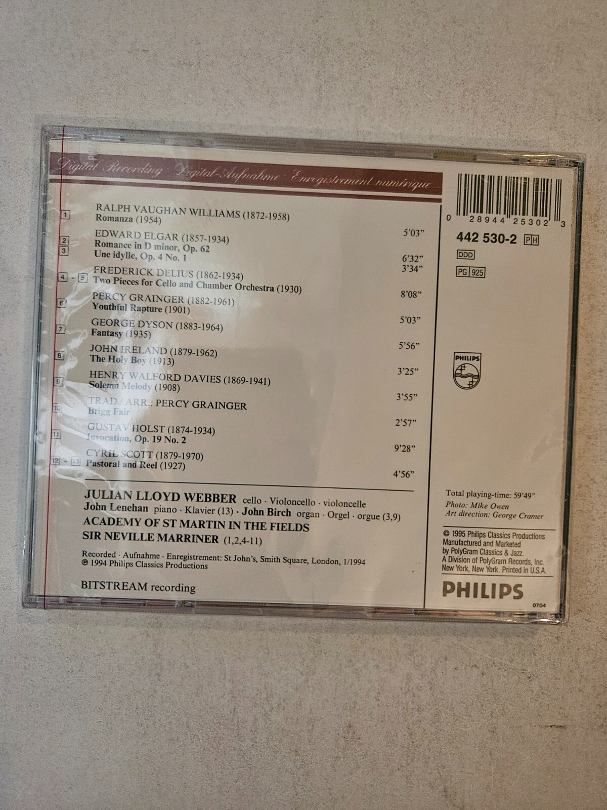 English Idyll - Julian Lloyd Webber/ Sir Neville Marriner (CD) | eBay