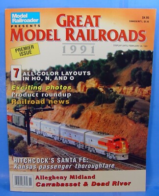 GREAT MODEL RAILROADS 1991 , MODEL RAILROADER PRESENTS PREMIER ISSUE ...