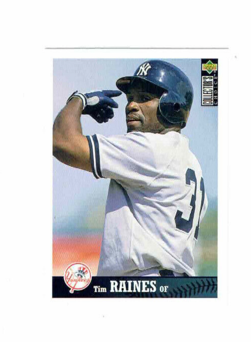 Tim Raines Yankees OF #182 Upper Deck 1997 Collectors Choice Baseball Card | eBay