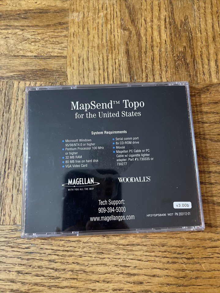 Magellan Map Send Topo PC Software | eBay