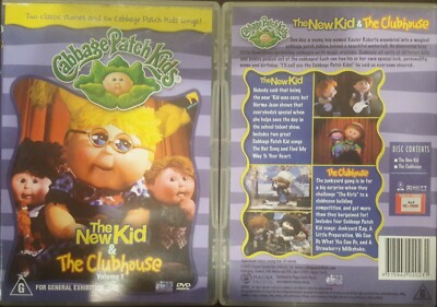 CABBAGE PATCH KIDS DVD THE NEW KID & CLUBHOUSE VOLUME 1 CHILDREN'S TV ...