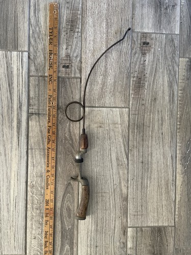 Stub Caster Vintage Fishing Pole Ice Old Antique Early | eBay
