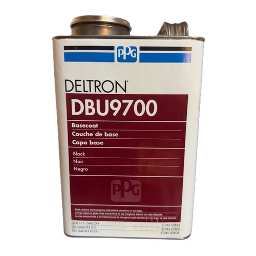 PPG DELTRON♦️DBU 9700♦️BASECOAT BLACK♦️DEEP BLACK PPG FORMULA♦️1 GAL♦ ...
