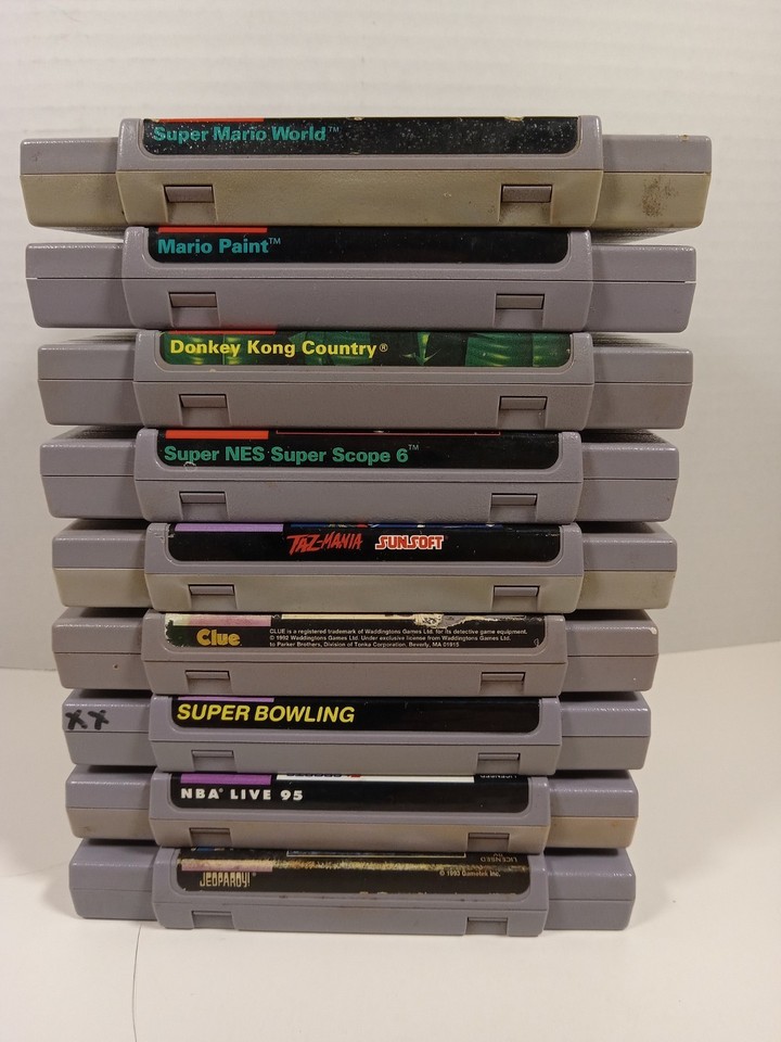 Super Nintendo Game Lot | eBay