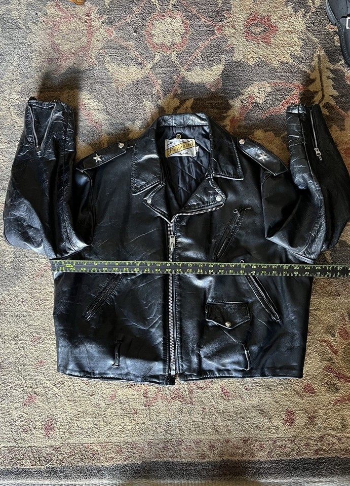 Schott NYC Perfecto Leather Jacket Vintage 70's Bull Label | eBay