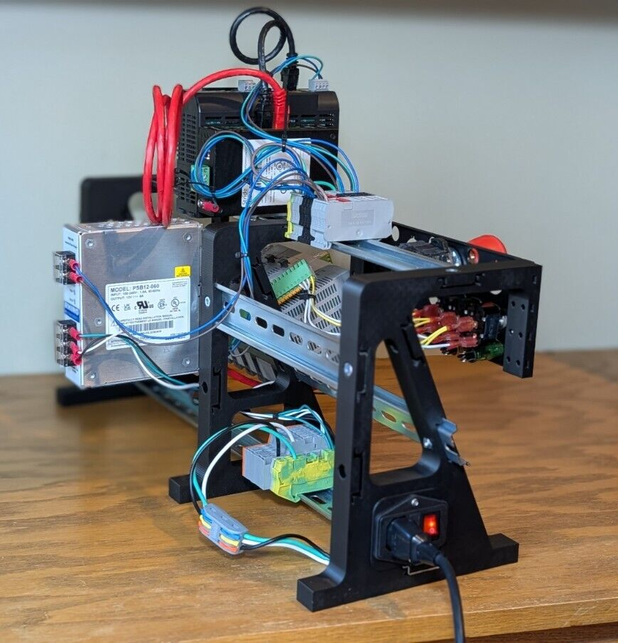 XL PLC Trainer DIN Rail Stand: Allen-Bradley/Siemens/Omron/Mitsubishi/Schneider | eBay