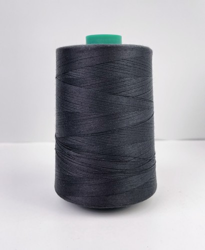 A&E American Efird 6000 YDS Perma Core Poly-Wrap Black TEX 20 Thread ...
