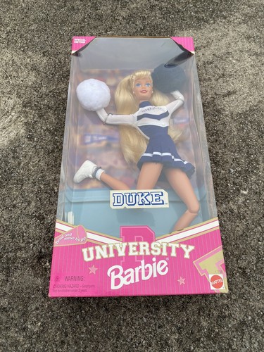 Duke University Cheerleader Barbie Doll 1996 Mattel 17750 NEW Blonde J1 ...