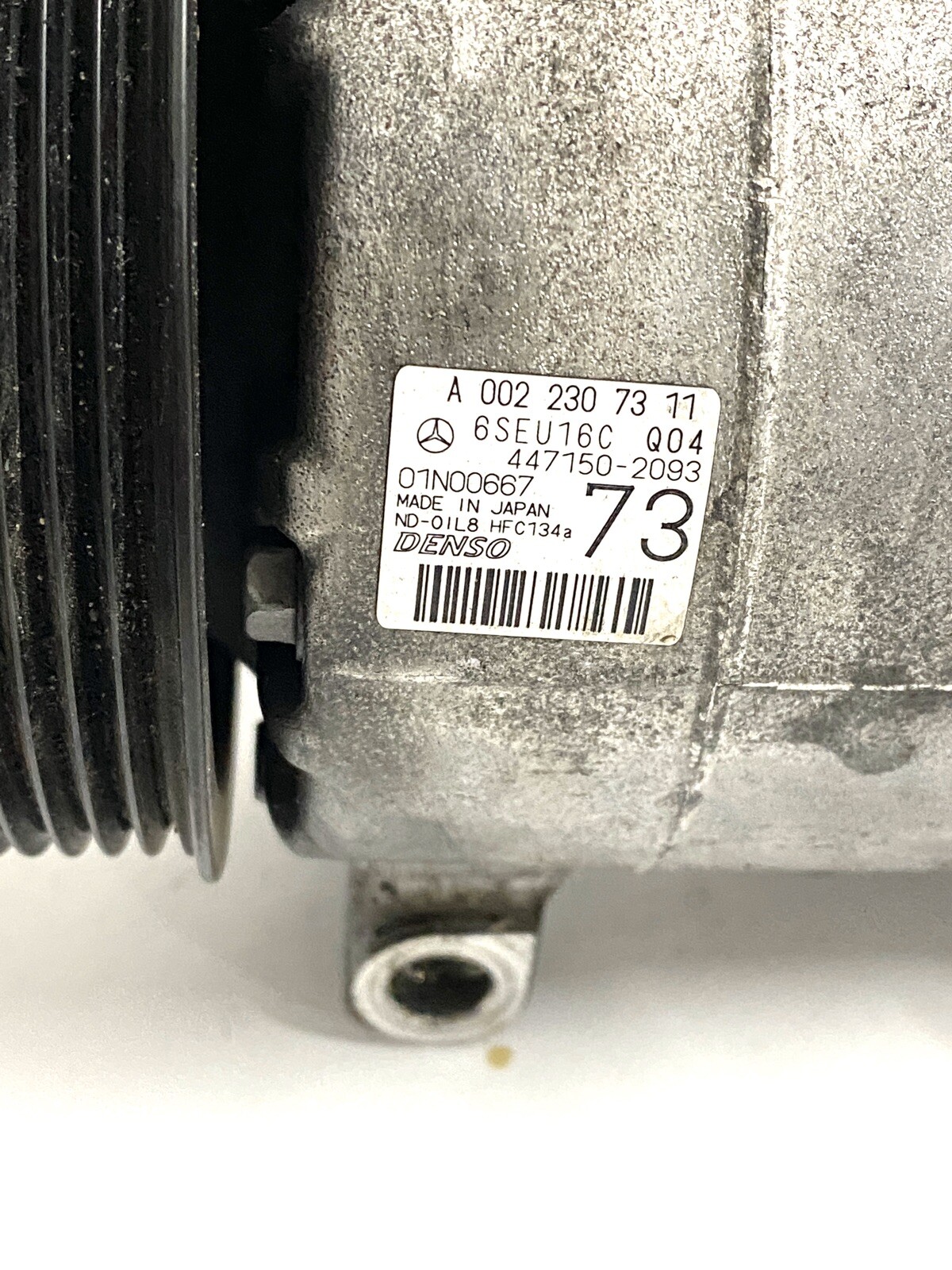 R172 Mercedes 2012 Slk350 AC Compressor 0022307311 OEM 69k | eBay