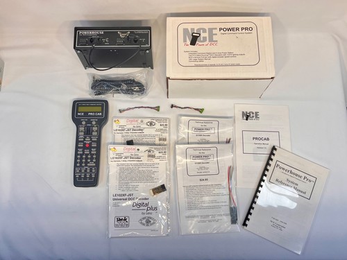 NCE Powerhouse Pro (PH1) 5 Amp DCC System w/ four 3-function decoders ...