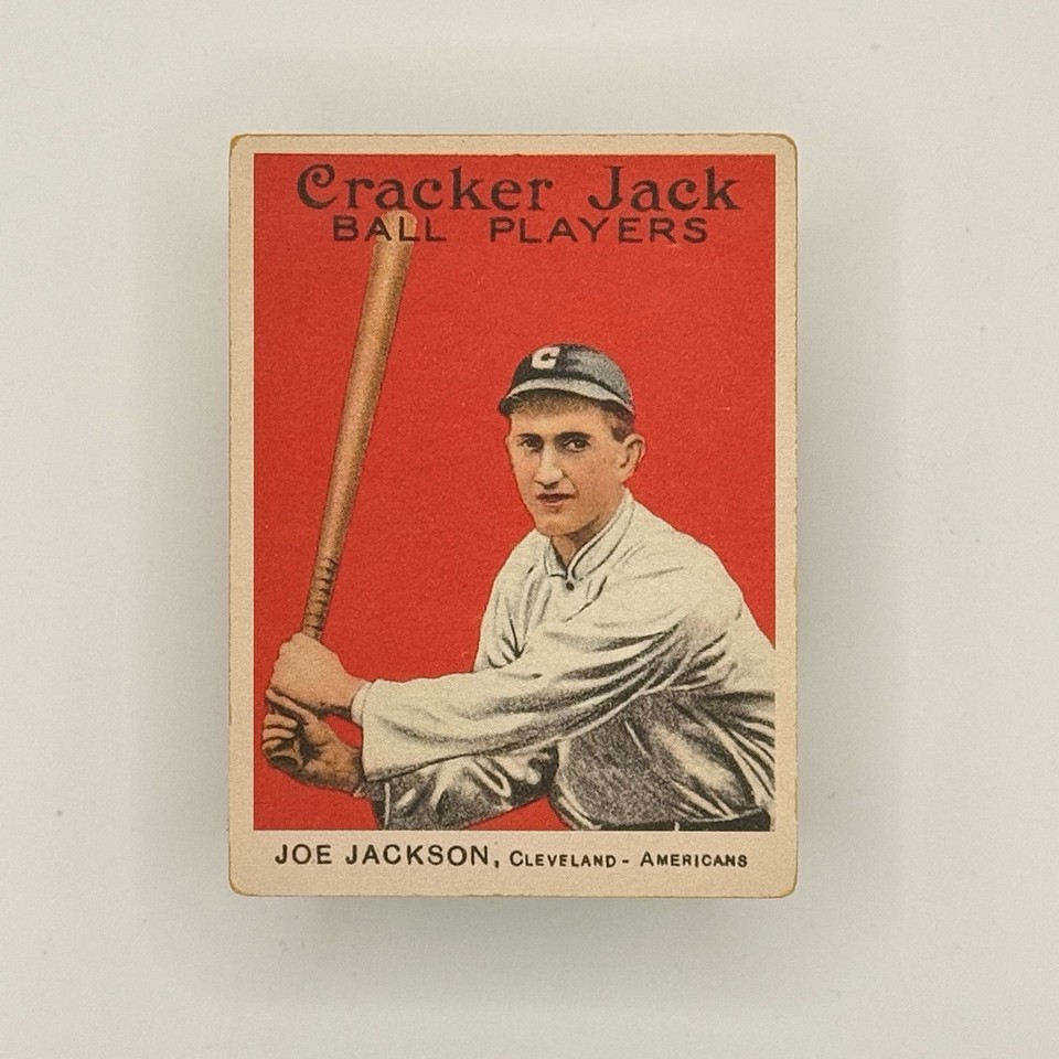 Shoeless Joe Jackson Novelty “Vintage-Style” Display Card • Cracker ...