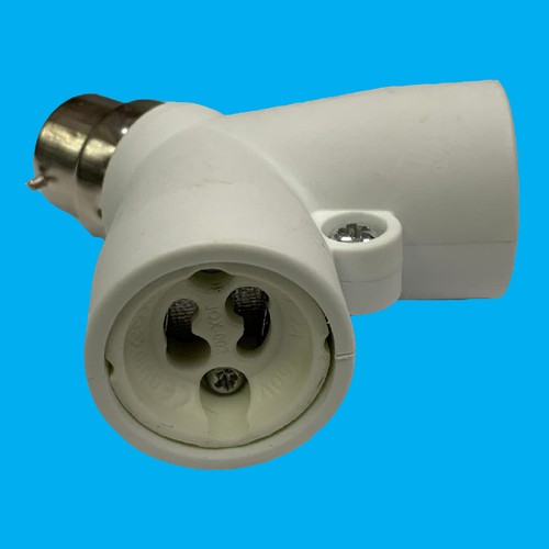 10x B22 to 2xGU10 2 Into 1 Light Bulb Lamp Socket Fitting Adaptor ...