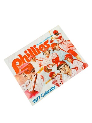 PHILADELPHIA PHILLIES VINTAGE 1977 TEAM CALENDAR VETERANS STADIUM | eBay