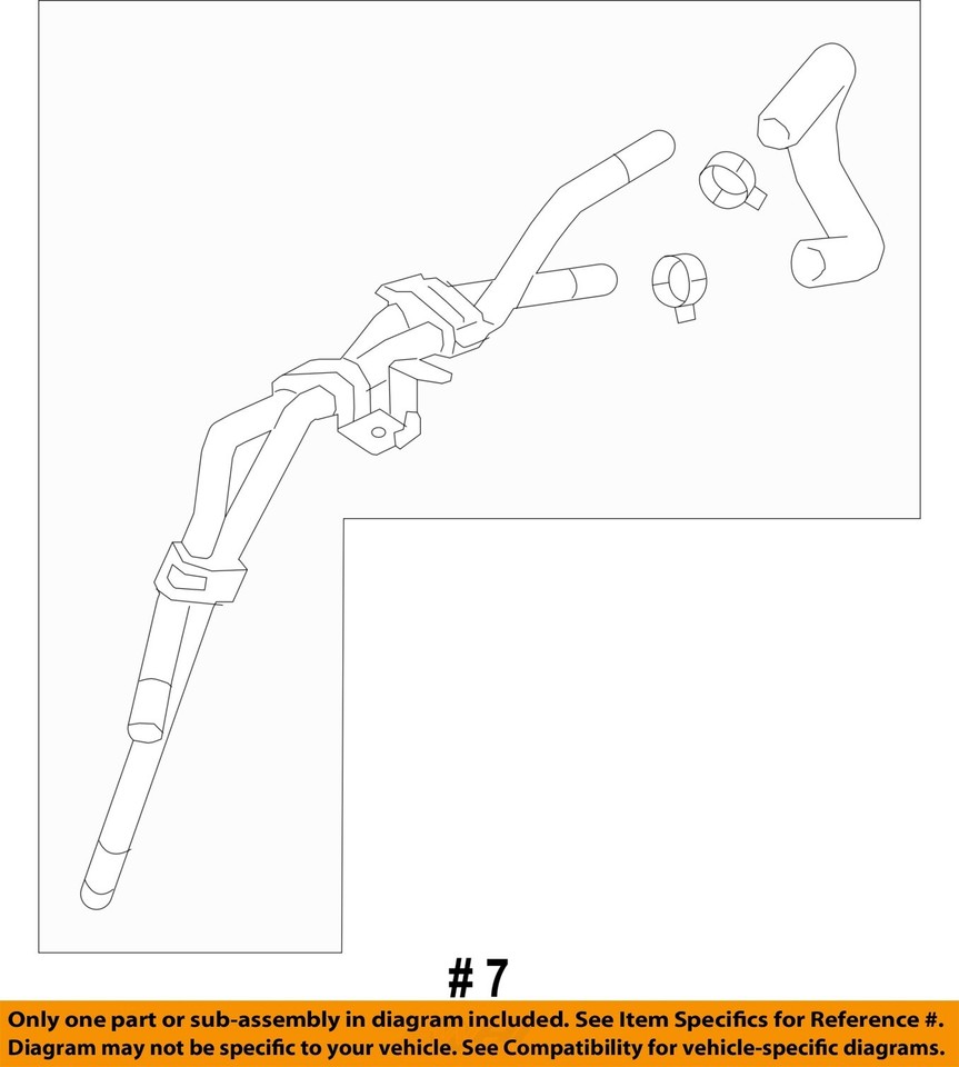 HYUNDAI OEM Elantra Transmission Oil Cooler-Hose & Tube Assembly ...