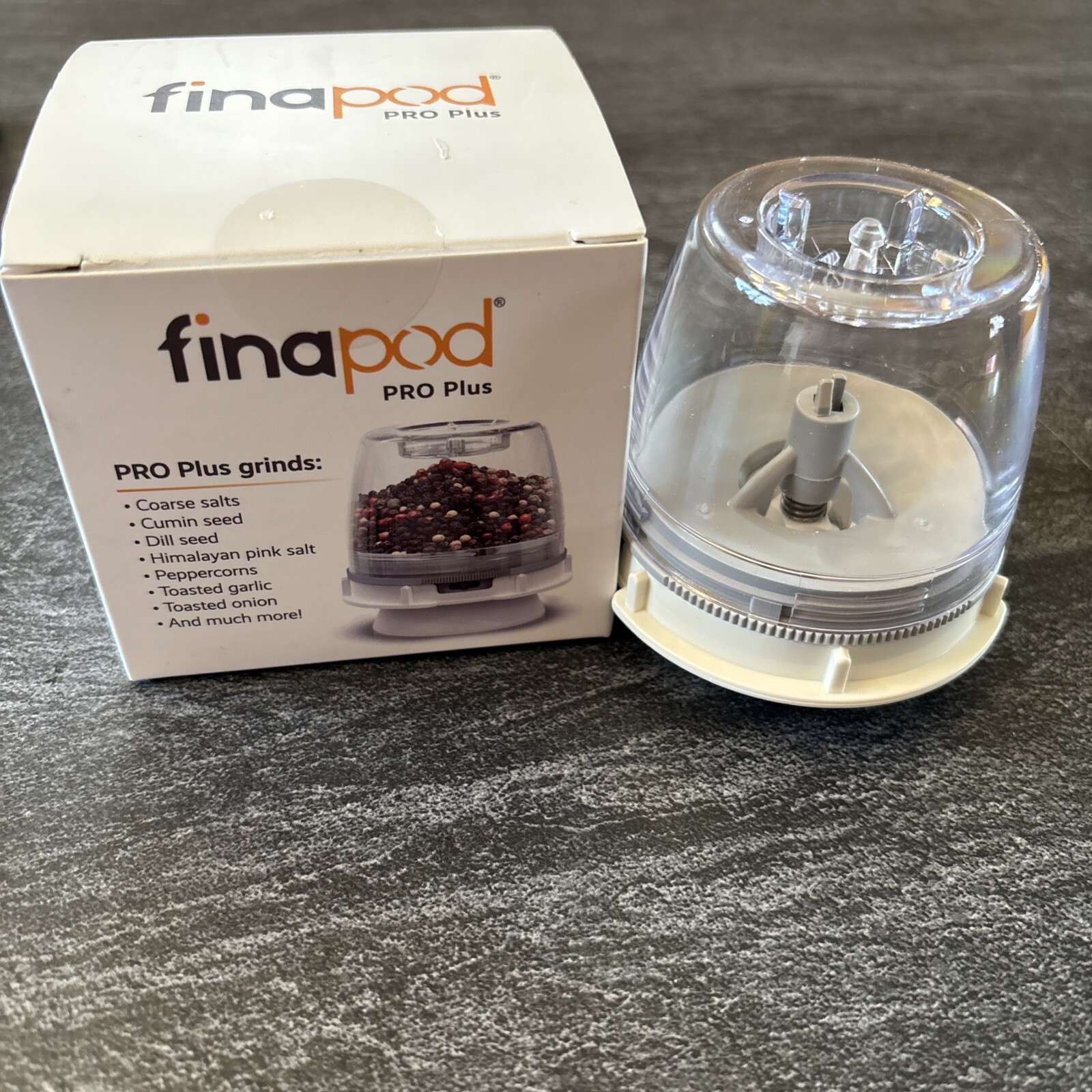 Interchangeable Spice Pod - Finapod PRO plus for Everyday Use - Grinds ...