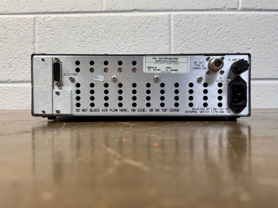 Marti SRPT-30 Dual Channel Synthesized RPU Transmitter | eBay