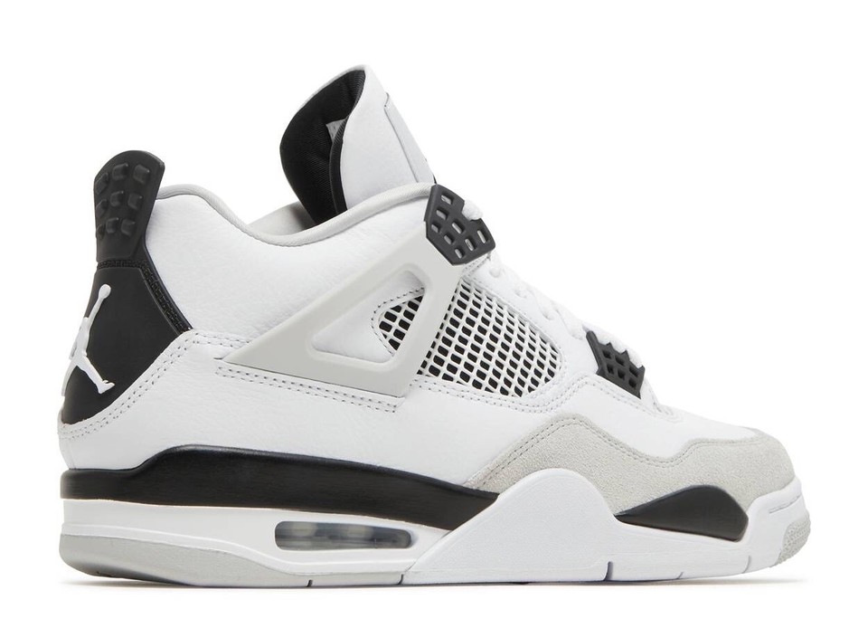 AIR JORDAN MENS RETRO 4 MILITARY BLACK GREY AJ4 DH6927111 NEW ALL SIZES ...