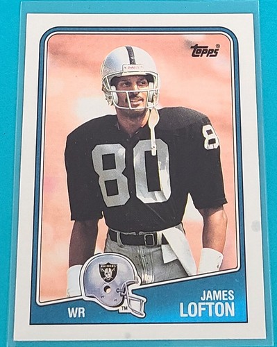 1988 Topps #329 James Lofton Los Angeles Raiders Football Card F6 | eBay