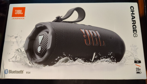 JBL Charge 6 Blac Portable Bluetooth Speaker - NEW Waterproof, Power ...