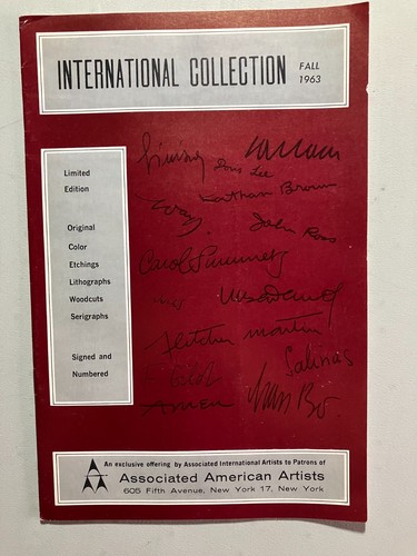 International Collection Fall 1963 Associated American Artists Vtg ...
