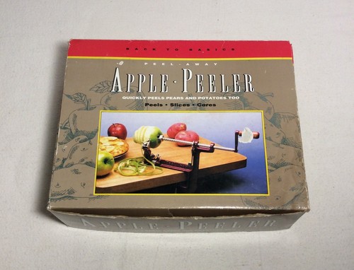 Vintage Back To Basics APPLE-PEELER Peels/Slices/Cores Clamp-On ...