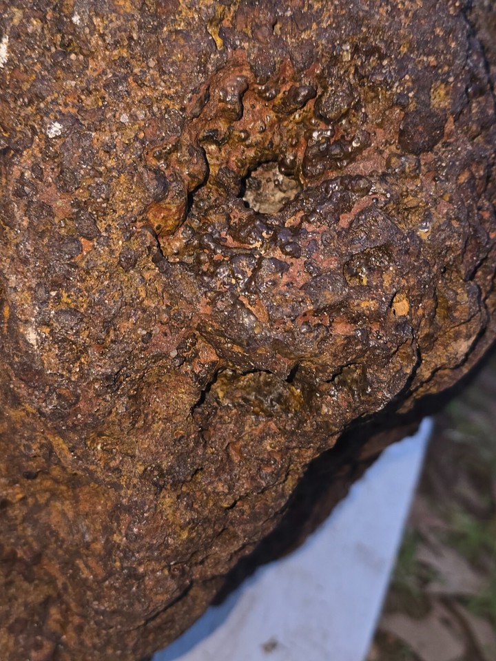 Meteorite: Primitive Achondrite Weight 98.5lb, Semi Magnetics, cold ...