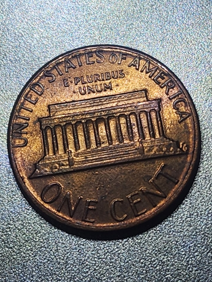 1984 D Lincoln Penny Error (DDO) Double Die Obverse Reverse / Die Marks ...