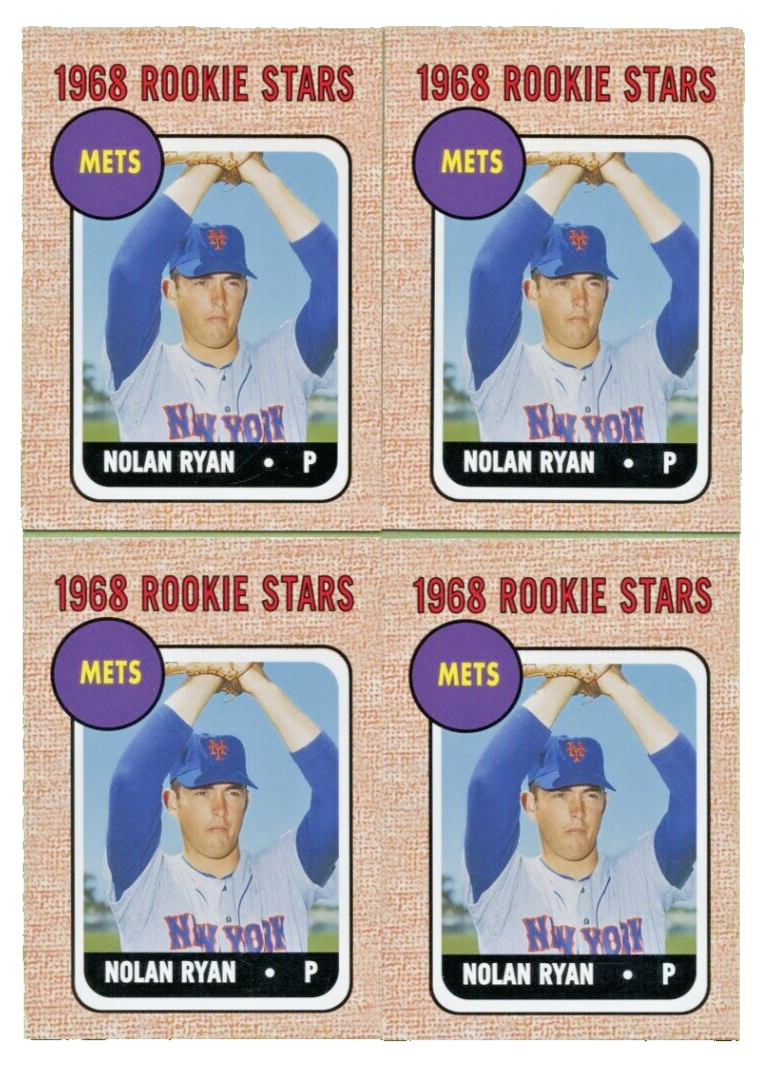 2006 Topps Rookie of the Week Lot of (4) Nolan Ryan Week #5 1968 | eBay