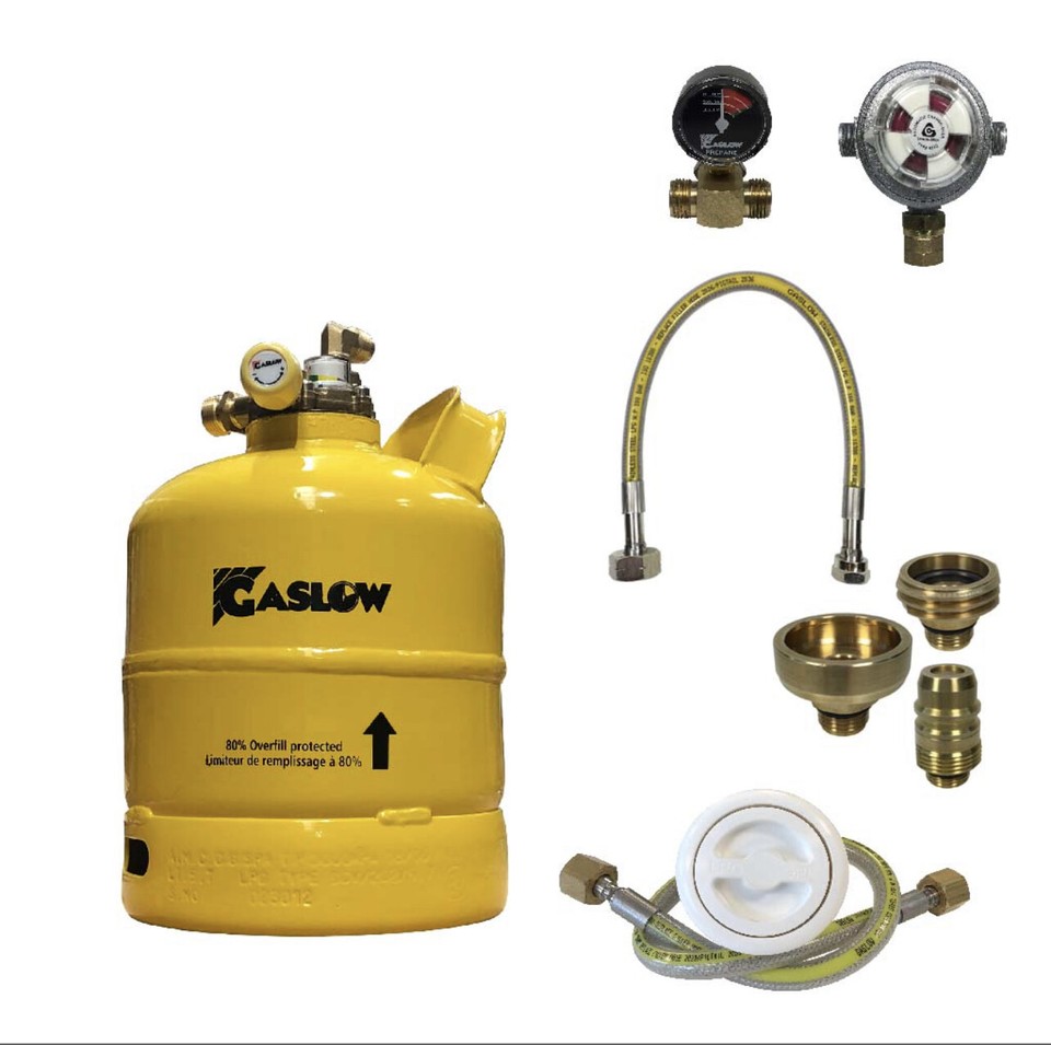 Gaslow Refillable Gas System. 2.7 KG, 6Kg , 11Kg SUPPLY AND FIT ...