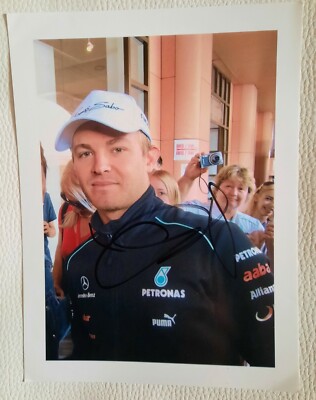 Nico Rosberg signiert signed Autogramm Autograph Photo Mercedes FORMEL ...