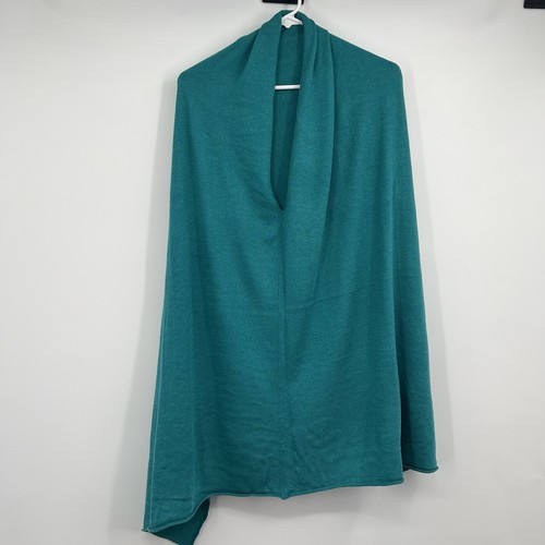 Kerisma Sweater Women Poncho One Size Pullover Green Wool Blend ...