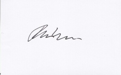 FRANK KAUER AUTOGRAPH SIGNED CARD ( HOLLYOAKS ) COA 55 | eBay UK