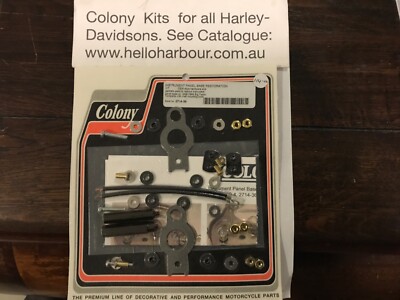 Harley instrument panel dash restoration kit 1939-1946 Cateye dash 2714 ...