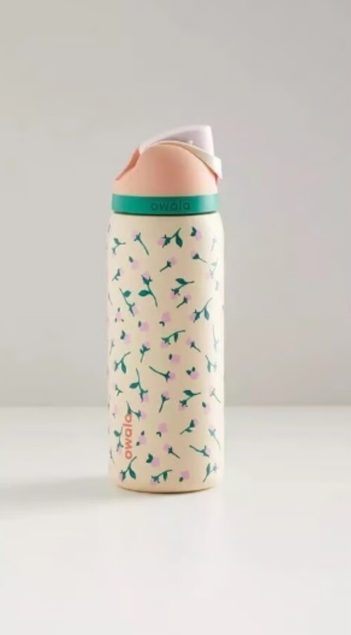 Owala UO Exclusive FreeSip 32 oz Water Bottle Tea Time Rosebud | eBay