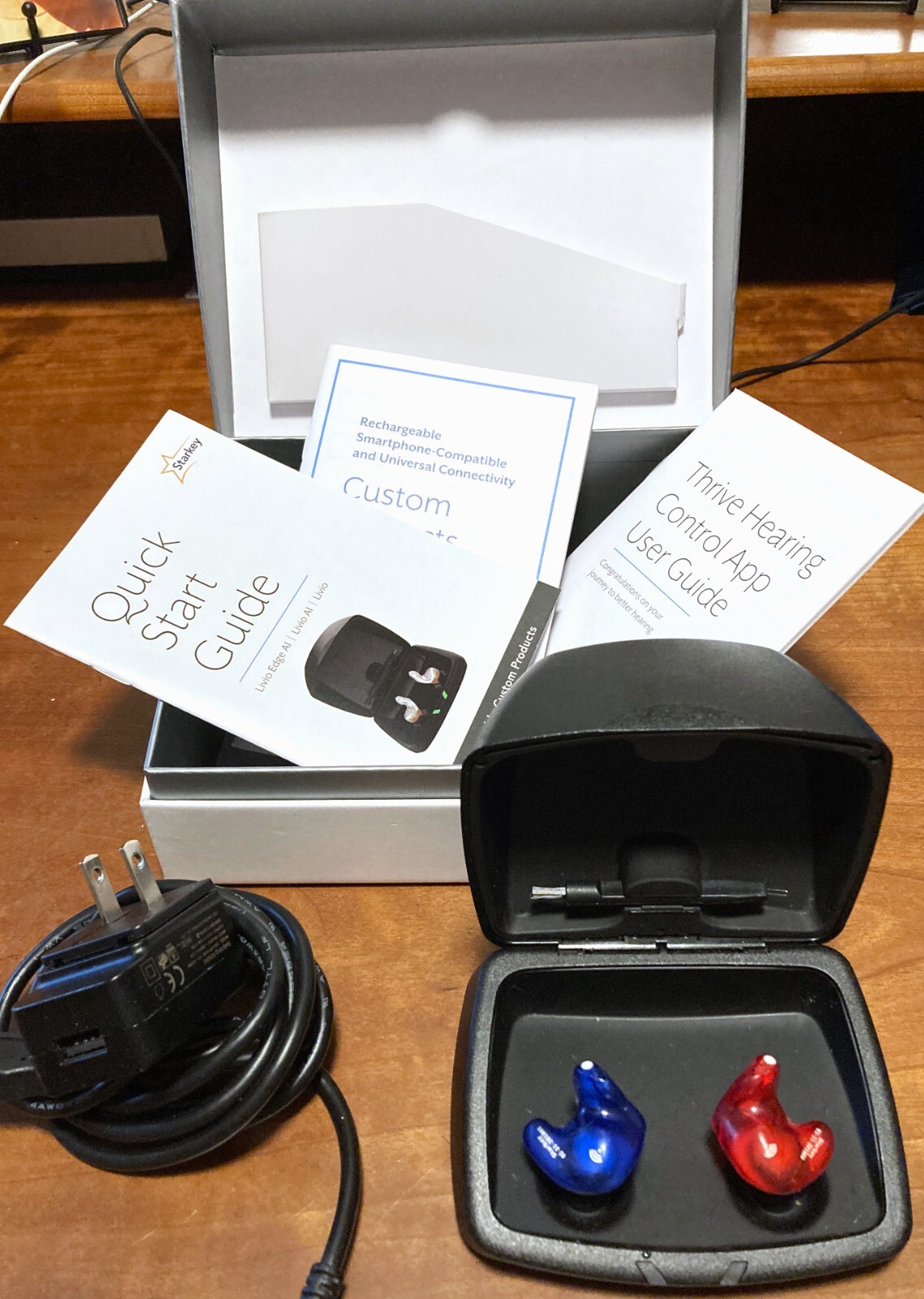 Starkey Livio Edge AI In The Ear ITE Hearing Aid Pair Rechargeable | eBay