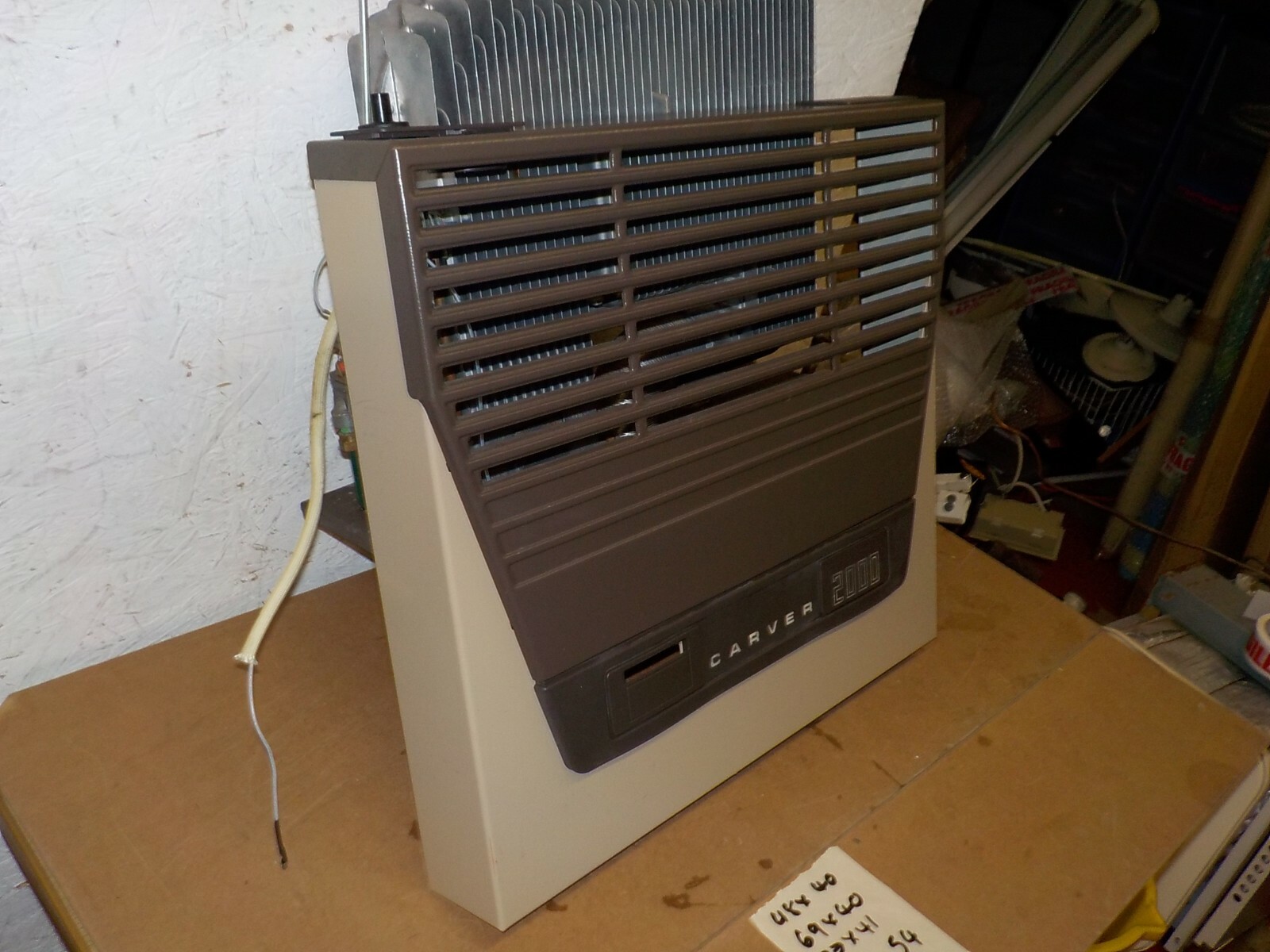 CARVER 2000 GAS SPACE HEATER CARAVAN BOAT CAMPER CONVERSION - C2000-1 ...